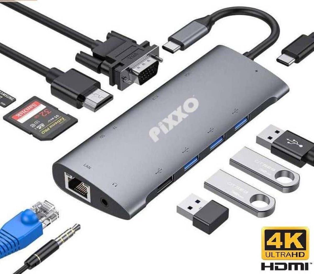 USB-C Hub 11-in-1 - Xclusive Lifestyle